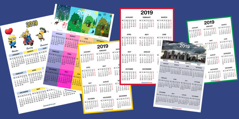 Calendar-Collage-001 – CalendarzPrint | Free Calendars, Printable Calendars